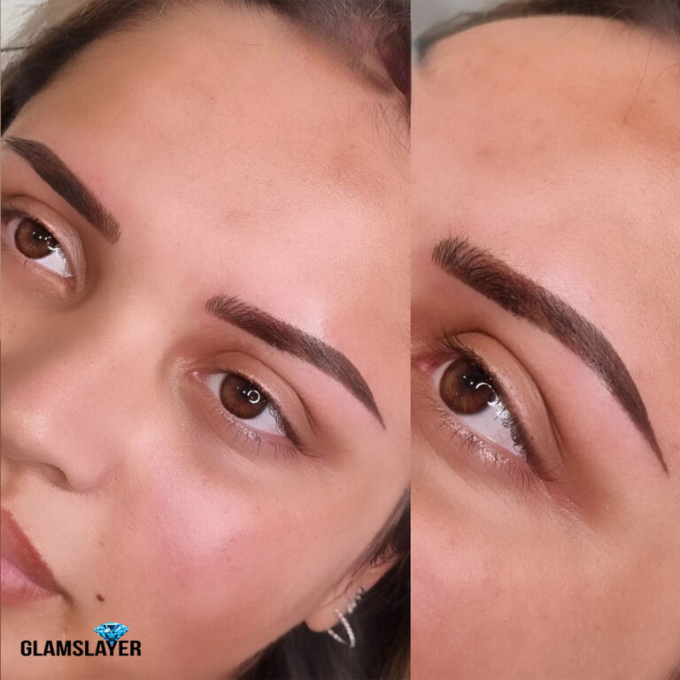 SEMI-PERMANENT EYEBROW TATTOO | cost | before and after photo