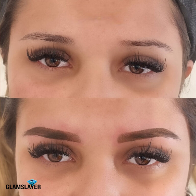 SEMI-PERMANENT EYEBROW TATTOO | cost | before and after photo