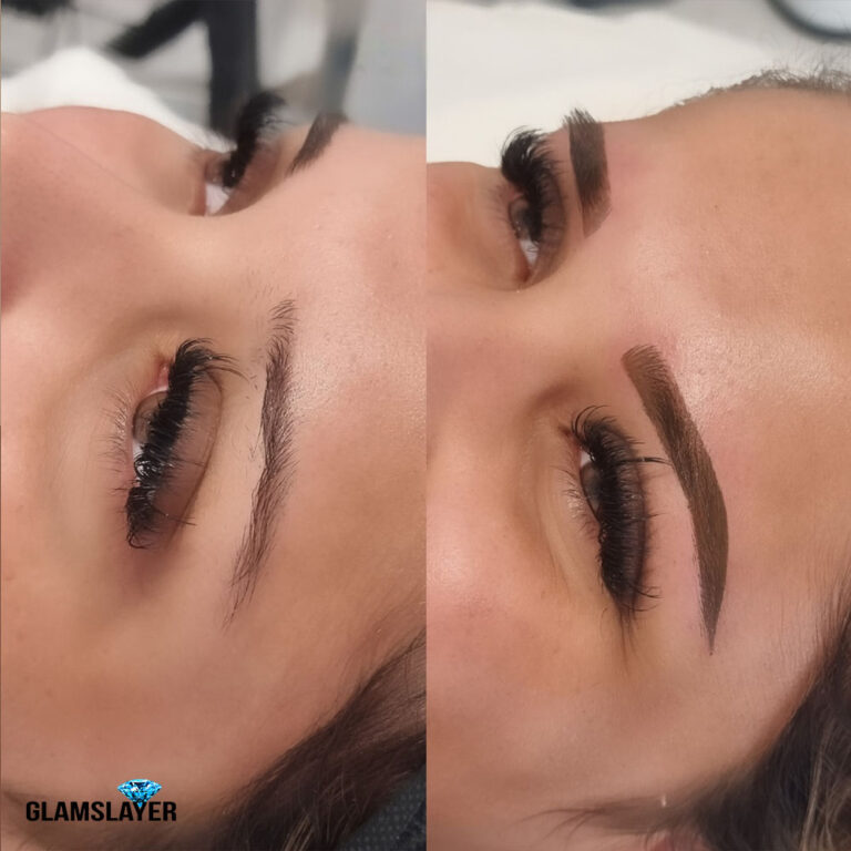 SEMI-PERMANENT EYEBROW TATTOO | cost | before and after photo